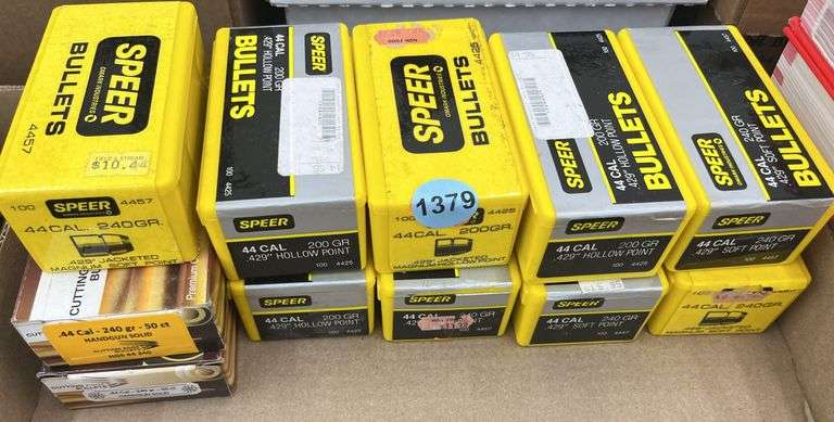 approx 900 ct of 44 cal Reloading Bullets - Kramer Auction LLC