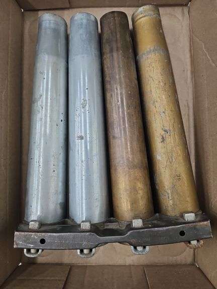 lot of 4 40mm Artillery Shells - Kramer Auction LLC