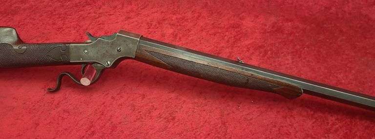 Antique Stevens Model 44 25-20 cal Single Shot Rifle - Kramer Auction LLC