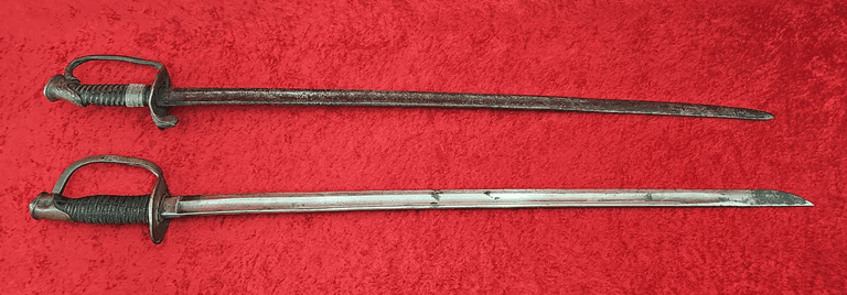 Pair of Vintage US & French Swords - Kramer Auction LLC