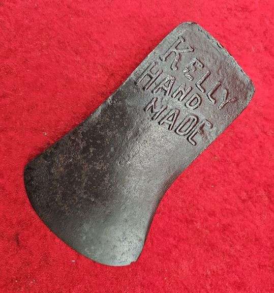 Kelly "Handmade" Raised Letter Ax Head - Kramer Auction LLC