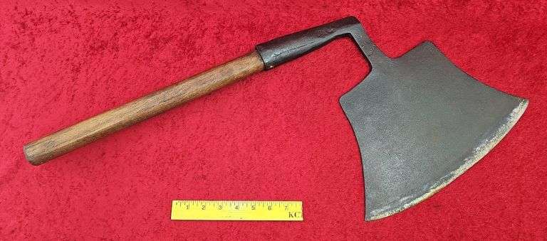 French Bell Form Hewing Ax - Kramer Auction LLC