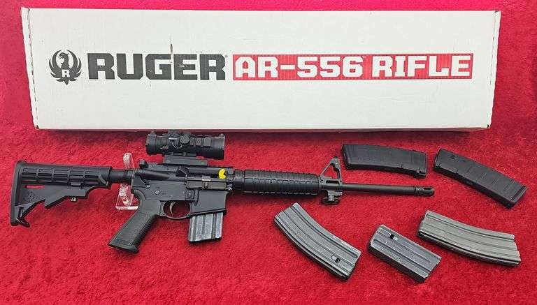 Ruger AR-556 5.56 cal. Rifle - Kramer Auction LLC