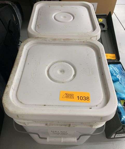 Pair of Survival Ration Buckets - Kramer Auction LLC