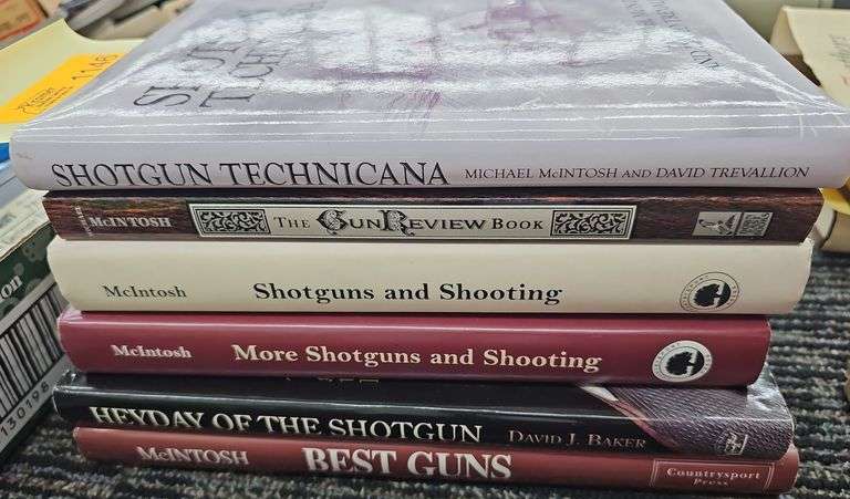 Lot of 6 Shotgun and Shooting Books - Kramer Auction LLC