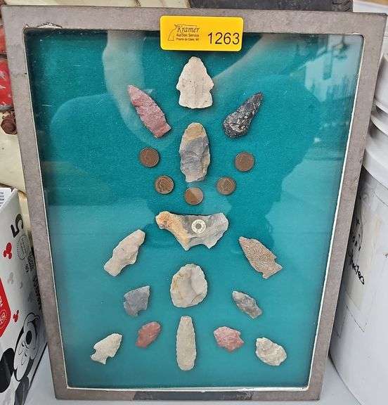 Display of Points and Indian Head Pennies - Kramer Auction LLC