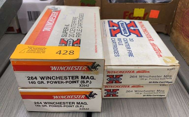 80 rds Winchester 264 Win Mag - Kramer Auction LLC