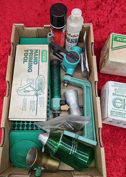 large lot of RCBS Reloading Equipment w/Chronograph - Kramer Auction LLC