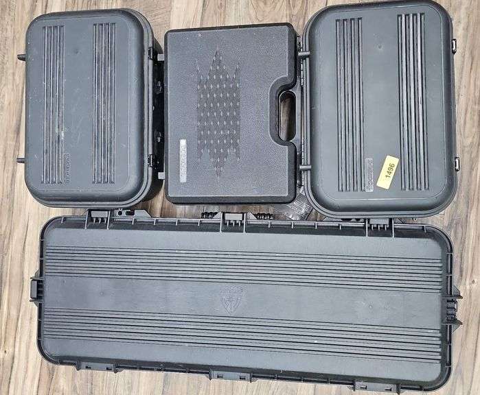 lot of 4 Hard Rifle & Pistol Cases - Kramer Auction LLC