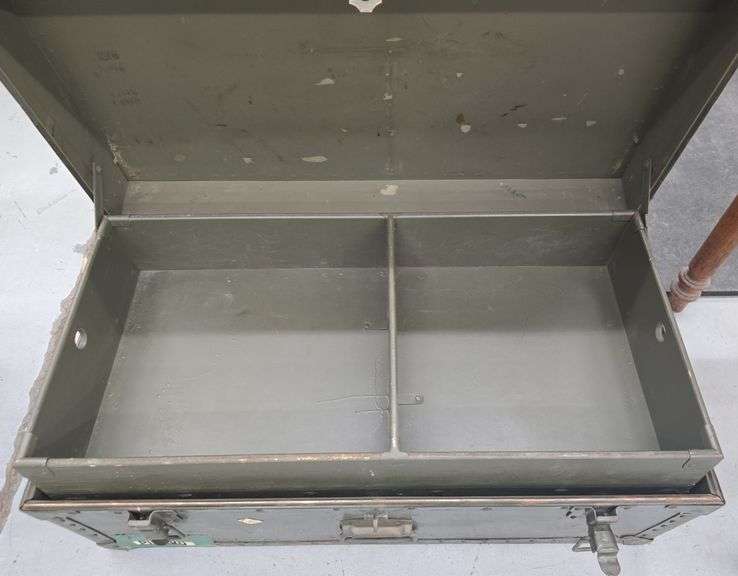 pair of Military Field Lockers - Kramer Auction LLC