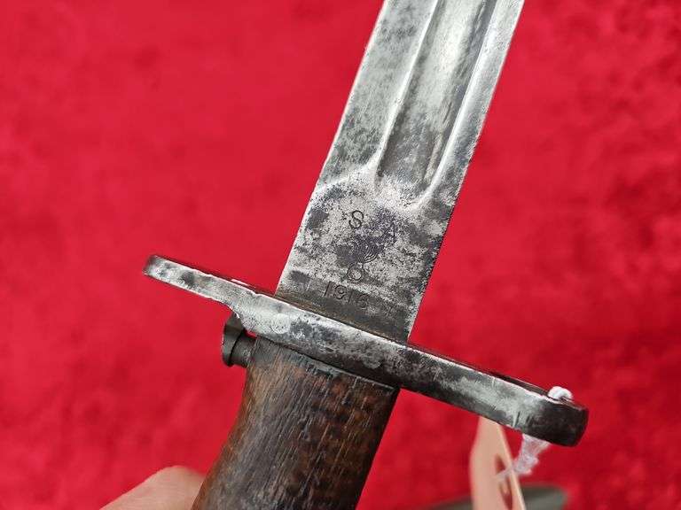 nice US 1916 Springfield Bayonet & Trapdoor Rifle Bayonet - Kramer ...