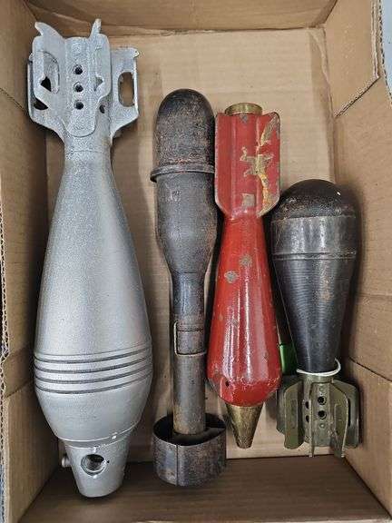 2 flats of Dummy Bombs & Shells - Kramer Auction LLC