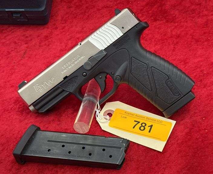 Bersa Model BP9CC 9mm Pistol - Kramer Auction LLC