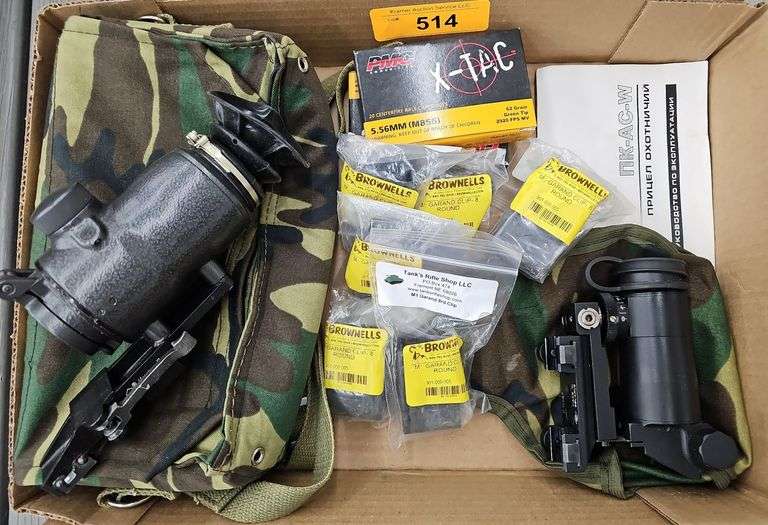 pair of Cold War era Optics & misc. Military items - Kramer Auction LLC