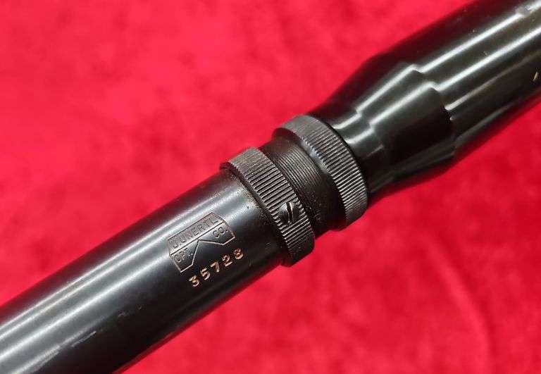 Unertl 12x Rifle Scope w/rings & screw on caps - Kramer Auction LLC