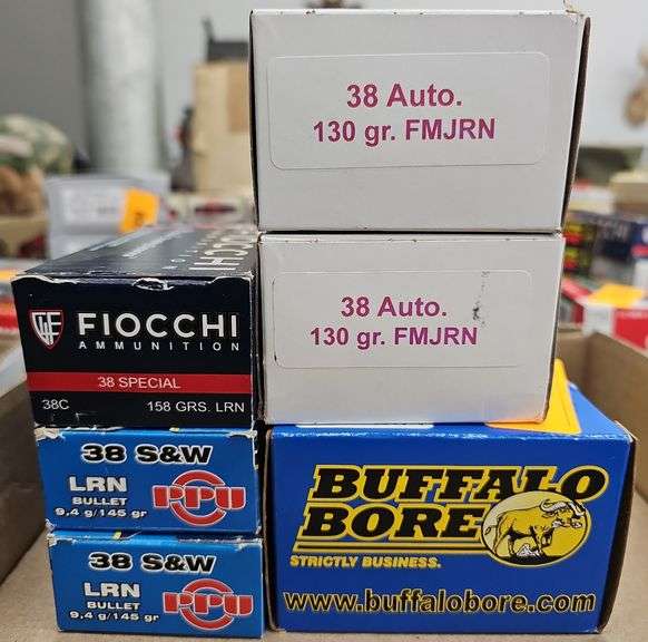 38 cal. Ammo Lot - Kramer Auction LLC
