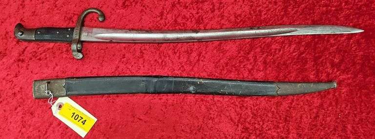 large German Sword Style Bayonet - Kramer Auction LLC