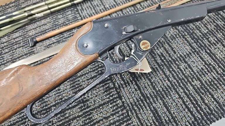 Daisy BB Gun, Sword & Arrows Lot - Kramer Auction LLC
