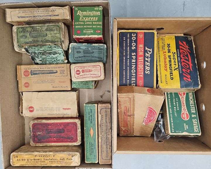 2 flats of full & partial Shell Boxes - Kramer Auction LLC