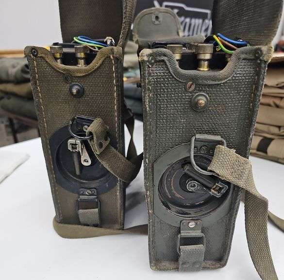 pair of US Military Field Phones - Kramer Auction LLC