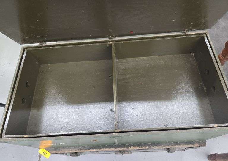pair of Military Field Lockers - Kramer Auction LLC