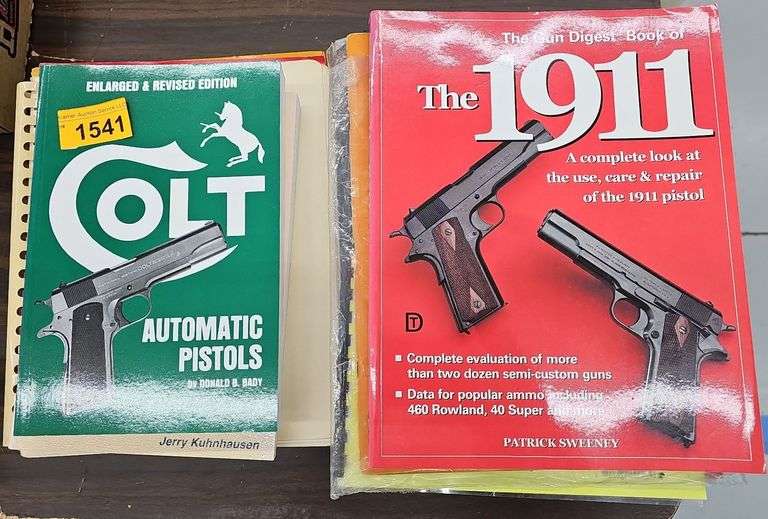 2 Stacks of Colt & other Gun Books - Kramer Auction LLC