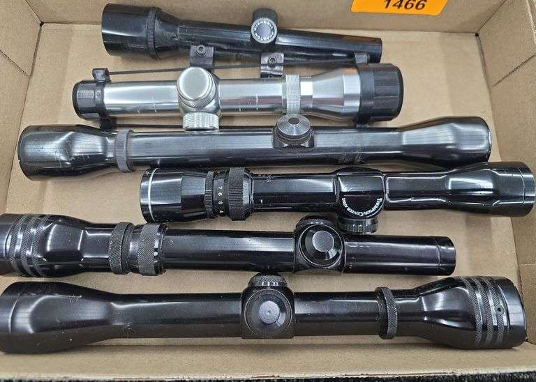 lot of used Rifle Scopes: Redfield & Weaver - Kramer Auction LLC