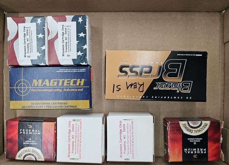 280 rds of 32 ACP & 50 rds of 380 cal. Ammo - Kramer Auction LLC