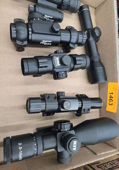 lot of 6 used Rifle Scopes - Kramer Auction LLC