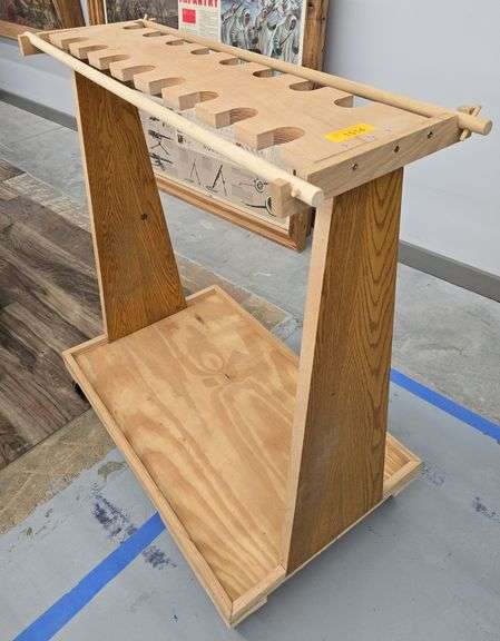 Rolling 16 Gun Rack - Kramer Auction LLC