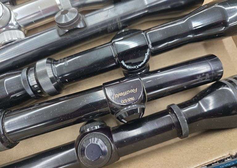 lot of used Rifle Scopes: Redfield & Weaver - Kramer Auction LLC