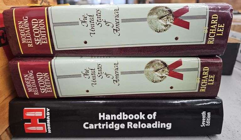 3 Hard Cover Reloading Books - Kramer Auction LLC