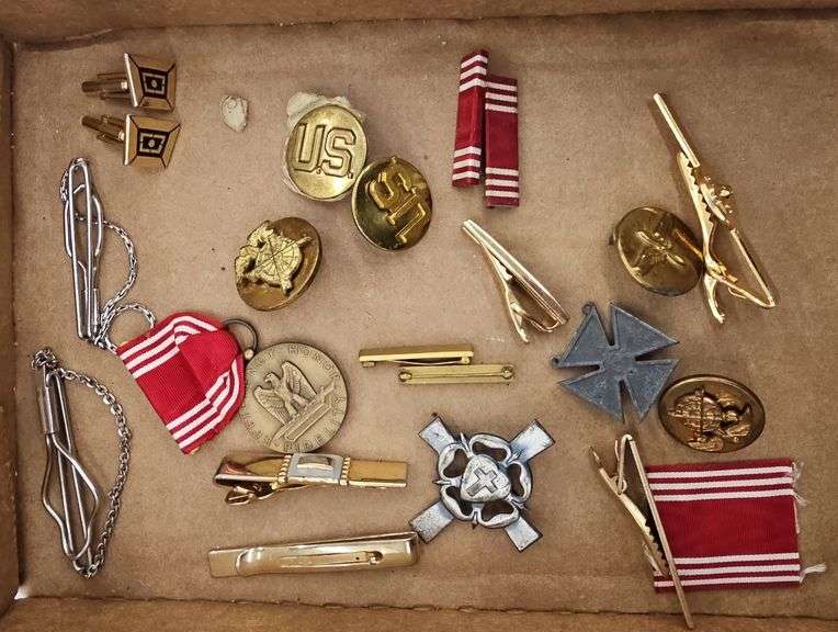 2 flats of Military Decoration & Paperwork - Kramer Auction LLC