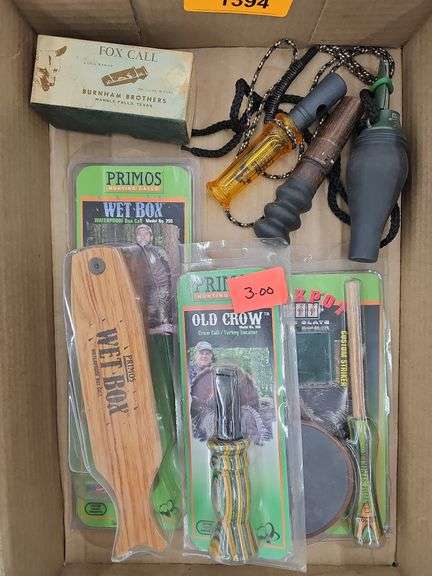 box lot of Game Calls - Kramer Auction LLC