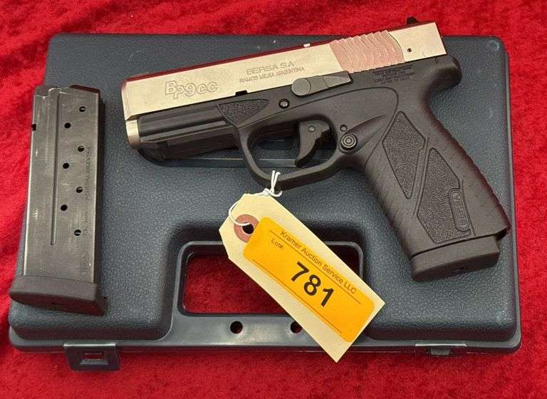 Bersa Model BP9CC 9mm Pistol - Kramer Auction LLC