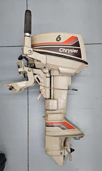 Chrysler 6HP Outboard Boat Motor - Kramer Auction LLC