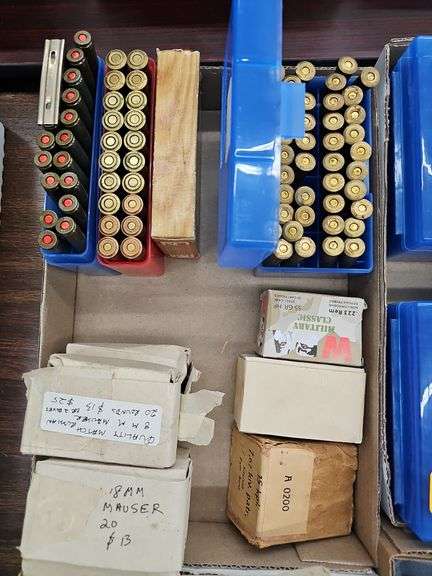 4 flats of assorted Military, Ammo & Training Rounds - Kramer Auction LLC