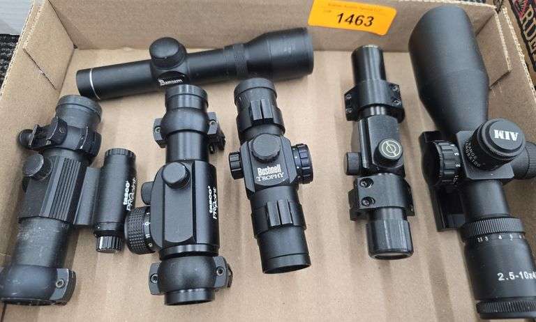 lot of 6 used Rifle Scopes - Kramer Auction LLC