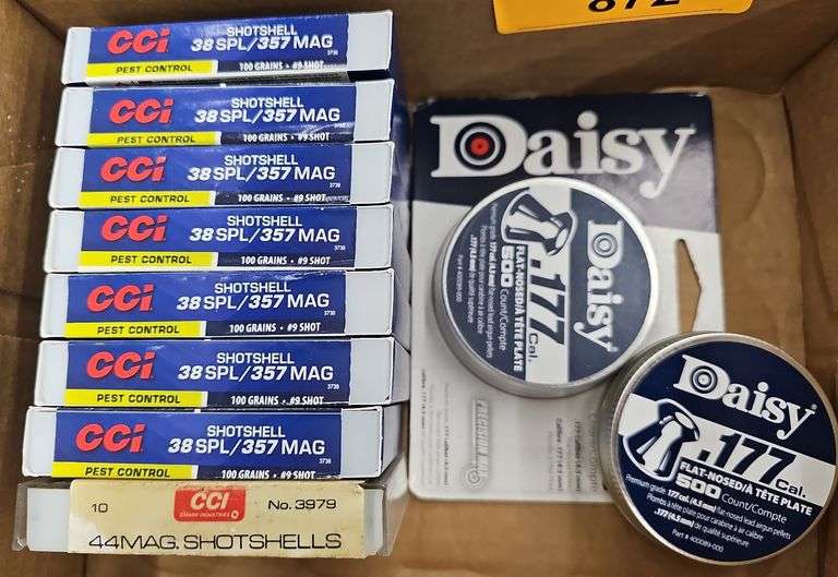 38 spl Pest Control Shells & Pellets - Kramer Auction LLC