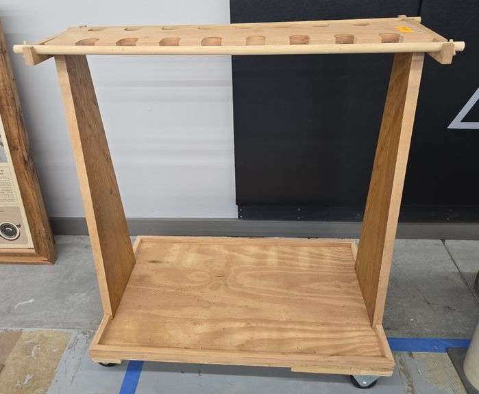 Rolling 16 Gun Rack - Kramer Auction LLC