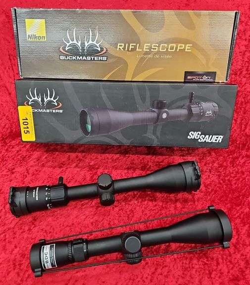 pair of SIG Sauer & Nikon Rifle Scopes - Kramer Auction LLC