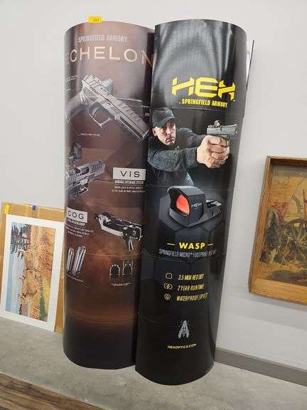 pair of Springfield Armory Store Display Stand Ups - Kramer Auction LLC