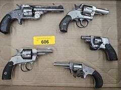 lot of 6 Antique Revolvers - Kramer Auction LLC