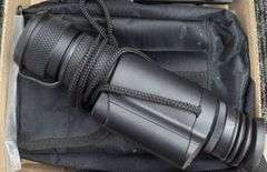 Box of Optical Sights & AMT Night Vision Monocular - Kramer Auction LLC