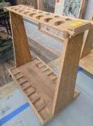 16 Gun Rolling Rifle Rack - Kramer Auction LLC