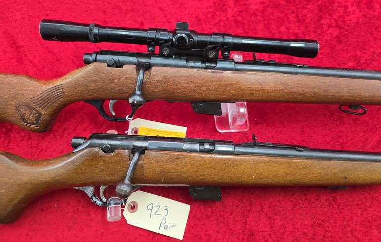 Pair of Marlin 22 cal. Rifles - Kramer Auction LLC