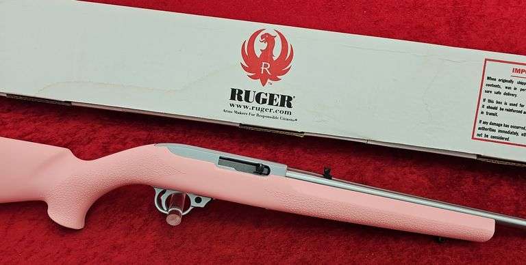 Ruger 10/22 Pink 22 cal. Rifle - Kramer Auction LLC