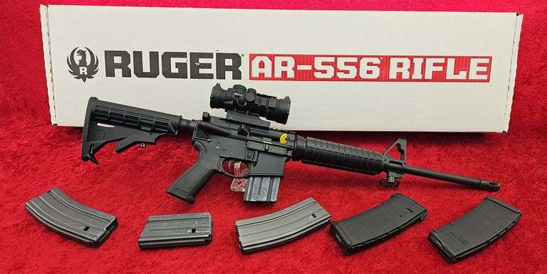 Ruger AR-556 5.56 cal. Rifle - Kramer Auction LLC