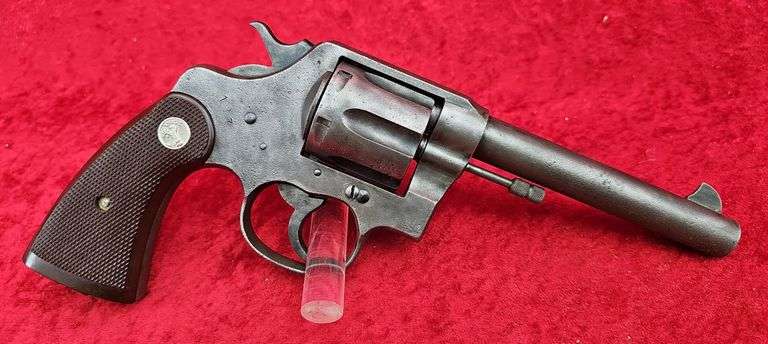 Colt New Service 455 ELEY Military Revolver - Kramer Auction LLC