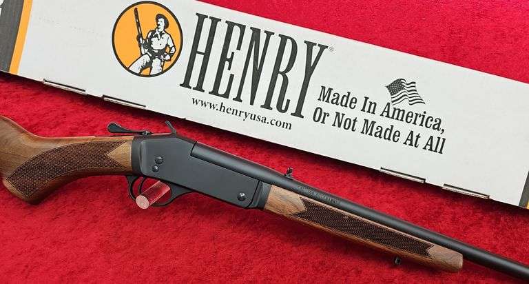 NIB Henry Single Shot 360 Buckhammer Rifle - Kramer Auction LLC